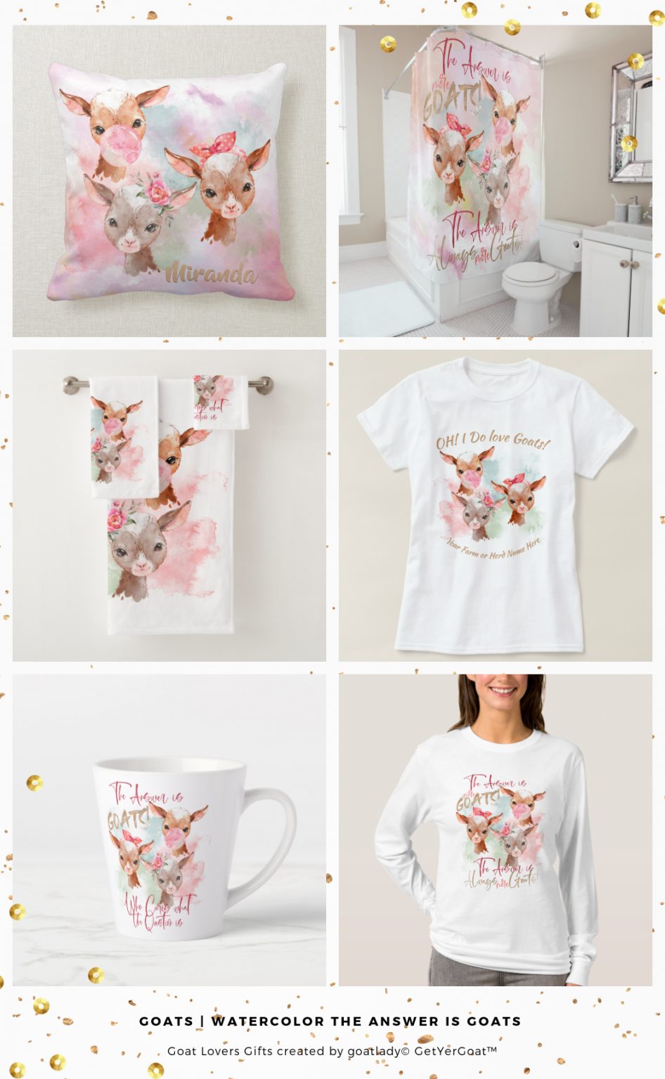 GetYerGoat™ for Goat Lovers – Goat Lovers T-Shirts Merchandise & Goat ...